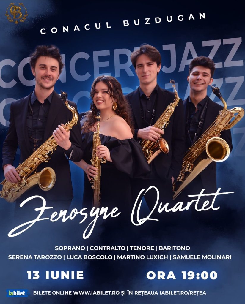 Concert Jazz Zenosyne Saxophone Quartet - Conacul Buzdugan